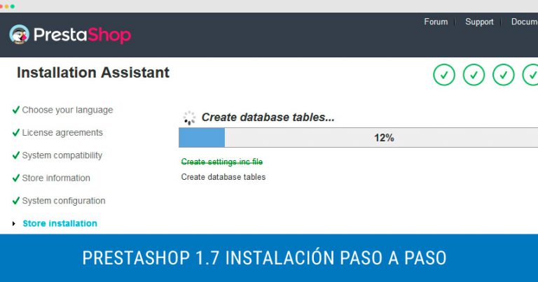 Como instalar Prestashop 1.7 paso a paso | 4webs.es